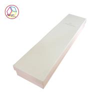 China Luxury Pure White Long Craft Paper Gift Box For Braclet Packaging for sale