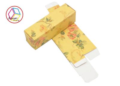 China Custom Foldable Rectangular Cardboard Gift Boxes for 40ml Perfume Packaging for sale