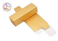 China Custom Foldable Rectangular Cardboard Gift Boxes for 40ml Perfume Packaging for sale