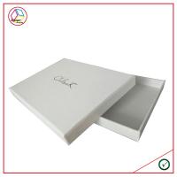 China Pure White Cubic Two Pieces Cosmetic Paper Box Customized Design for sale