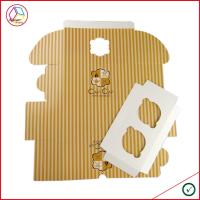 China CMYK Printing White Card Made Paper Cupcake Boxes With Paper Insert for sale
