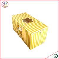 China CMYK Printing White Card Made Paper Cupcake Boxes With Paper Insert for sale