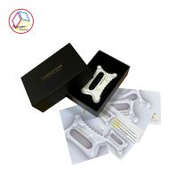 China Anti Scratch Lamination Black Hot Stamped Craft Gift Box 2mm Thick Cardboard for sale