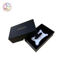 China Anti Scratch Lamination Black Hot Stamped Craft Gift Box 2mm Thick Cardboard for sale