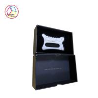 China Anti Scratch Lamination Black Hot Stamped Craft Gift Box 2mm Thick Cardboard for sale