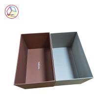 China Custom Pantone Color Two Piece Rigid Gift Box 15x20x25cm Craft Paper for sale