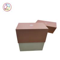 China Custom Pantone Color Two Piece Rigid Gift Box 15x20x25cm Craft Paper for sale