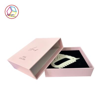 China Pink Cardboard Slide Open Boxes For Cosmetic Products Package for sale