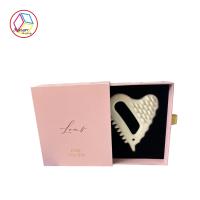 China Pink Cardboard Slide Open Boxes For Cosmetic Products Package for sale