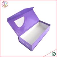 China CMYK Printing Cubic Shape Magnetic Paper Box For Eye Lash Package for sale