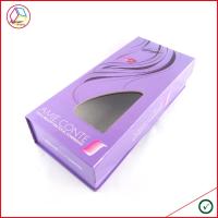 China CMYK Printing Cubic Shape Magnetic Paper Box For Eye Lash Package for sale