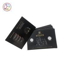 China Full Color Printing Rectangular Coated Paper Gift Cards Matte Varnishing for sale