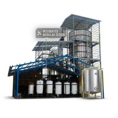 China Energy-Saving Steam Heating Centrifugal Spray Dryer with 500 kg/h Evaporation Capacity and Food Grade Drying Tower System for sale