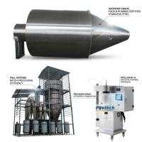 China Energy-Saving Steam Heating Centrifugal Spray Dryer with 500 kg/h Evaporation Capacity and Food Grade Drying Tower System for sale