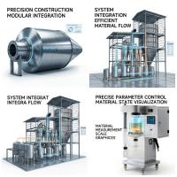 China 100 kg/h Water Evaporation Capacity Centrifugal Spray Dryer with Wear-Resistant Design for Alumina Zirconia Powder Processing for sale