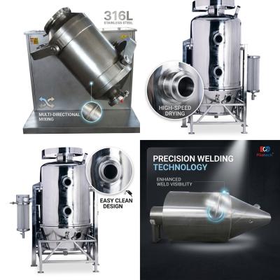 China Chemical Slurry Spray Dryer 50kg/h Corrosion Resistant 21500rpm Atomizer for sale