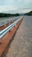 China EN1317  Corrugated Highway Guardrail System ISO1461 Zinc Coating High Strength Steel for sale