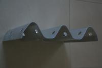 China Corrugated W Beam Highway Guardrail 345 Yield Strength Steel ASTM A123 Zinc Coated for sale