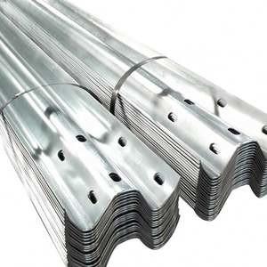 China Roadway Metal Guard Rail Anti Collision Galvanized Steel W Beam Crash Barrier for sale