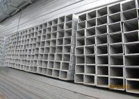 China Black Pre Galvanized Steel Square Tubing With Chemical Composition Testing for sale