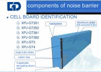 China Corrosion Resistance Highway Noise Barrier Galvanized / Aluminum Surface for sale