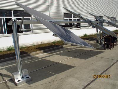 China Hot Rolled Coils Solar Panel Mounting Structure Double Axis Tracker System for sale