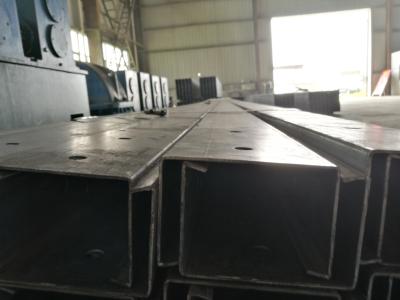 China Black / Galvanized Steel Channel Easy Installation With ISO 9001 Certification for sale