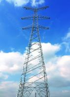 China High Voltage Lattice Transmission Tower , Galvanized Angle Steel Tower for sale