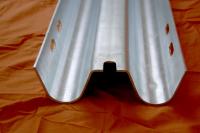 China 4mm Thicikness W Metal Beam Crash Barrier Hot Dip Galvanizing Surface Treatment for sale