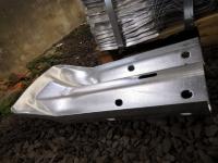 China Strong Plasticity Highway Guardrail Systems , Portable Guardrail Fishtail End for sale