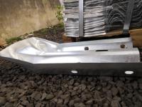 China Strong Plasticity Highway Guardrail Systems , Portable Guardrail Fishtail End for sale