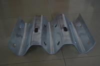 China Metal Highway Thrie Beam Guardrail Hot Dipped Galvanized Plastic Sprayed for sale