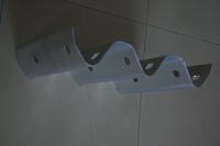 China Metal Highway Thrie Beam Guardrail Hot Dipped Galvanized Plastic Sprayed for sale