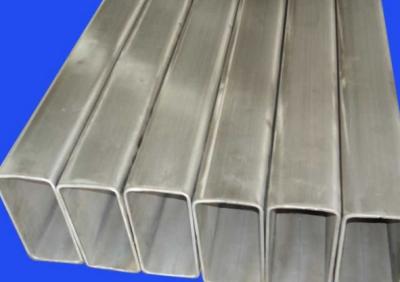 China Black Square Galvanized Steel Fence Posts Cold Roll Forming With ERW Welding for sale