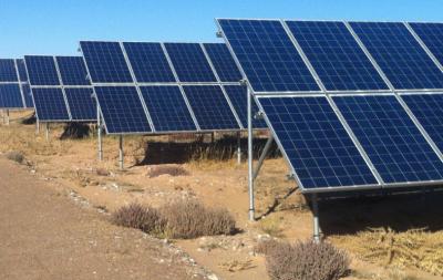 China Zinc Plating Flat Roof Solar PV Mounting System Supporting High Wind Snow Loads for sale