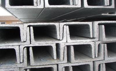 China Construction Material Galvanized Steel U Channel Hot Dip Galvanizing Surface Treatment for sale
