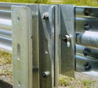 China Hot dipped galvanized Cold Roll Formed Corrugated Road Guard Rail   Carbon Steel Q355 Gauge12 for sale