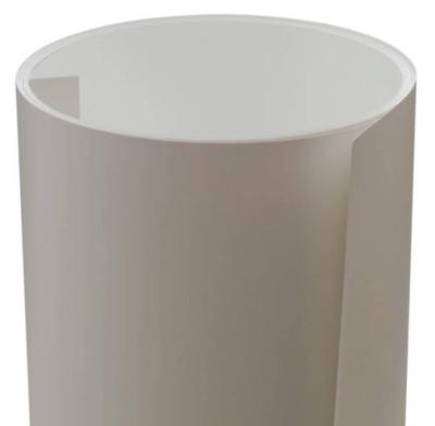 China Prepainted aluminum trim coil for wood cover for sale