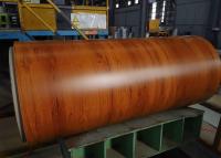 China Wood Grain Aluminum Sheet In Coils In Building And Decoration for sale