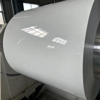 China 11-18 Inches Corrosion Resistant White Color Coated Aluminum Gutter Coil For Weather Protection And Building for sale