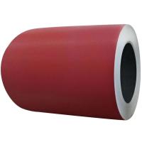 China Red Color Coated Aluminium Coil Prepainted Aluminum Sheet/Plate/Panel For Curtain Wall for sale
