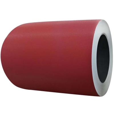China Red Color Coated Aluminium Coil Prepainted Aluminum Sheet/Plate/Panel For Curtain Wall for sale