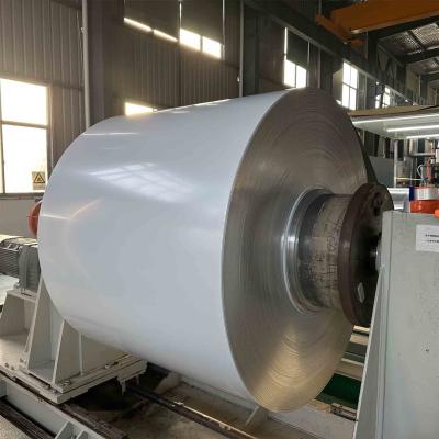 China White Color Coated Aluminum Coil Manufacturer For Production Wash Machine for sale