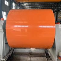 China Orange Color Coated Aluminum Coil For Production Roofing And Facade Wall for sale