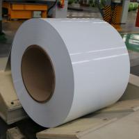 China AA3003/1.3mm  1250mm White Pre Painted Aluminum Coil For Interior Decoration for sale