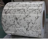 China Alloy 3105 Marble Designed Pattern Coating Aluminum Coil 26Ga X 48Inch Pre Painted Aluminum Sheet For Building Facades for sale
