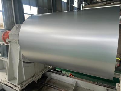 China Alloy 3105 Ral 7035 Grey Color 26 Gauge 0.45mm Thick 350mm Wide Pre Painted Aluminum Coil For Aluminum Downspout Metal Gutter Making for sale