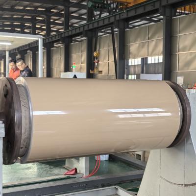China Aluminum Alloy 3105 0.80mm Thickness Architectural Pre-Painted Aluminum Coil For Curtain Walls Facade Panel Producing for sale
