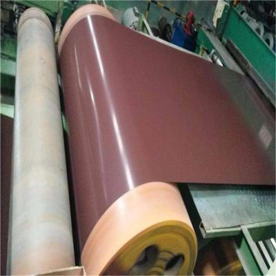 China Alloy3105 0.28mm Thick 133mm Wide Anti-scratch Paint Pre-painted Aluminum Strip For Rolling Shutter Door Curtain Making Purpose for sale