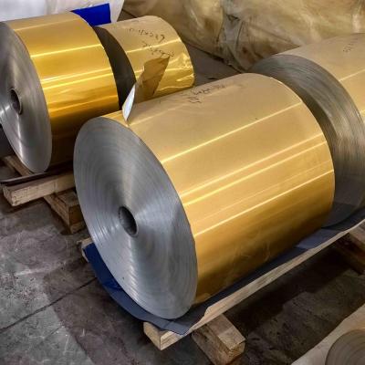 China 8011 O 0.1mm Durable side painted Aluminum Foil for production baking tray for sale